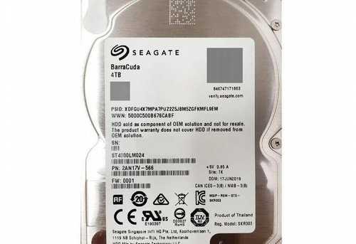 4Tb 2.5 seagate hdd ST4000LM024 есть 4шт