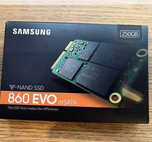 Samsung 860 EVO 250 гб msata MZ-M6E250BW новый