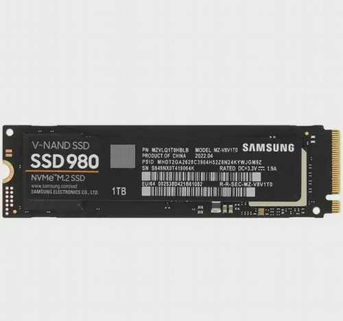 Samsung 1000 Gb 980 MZ-V8V1T0BW