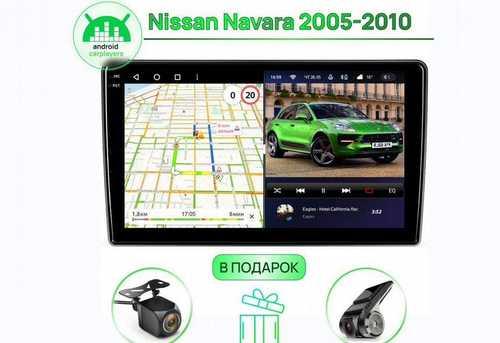 Магнитола 4.32 Nissan Navara 2005-2010 Андроид