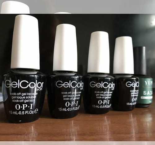 OPI Gel Color набор (4 гель-лака и база)