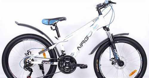 NRG bikes Gecko 24,white/black/blue