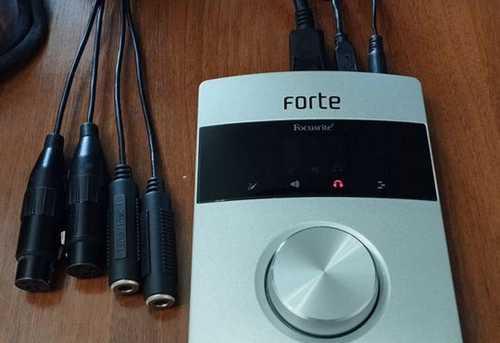 Внешняя карта Focusrite Forte USB 2.0