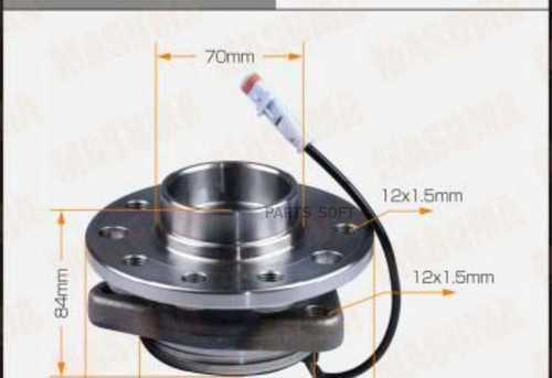 Masuma MW-E1015 Ступичный узел передн