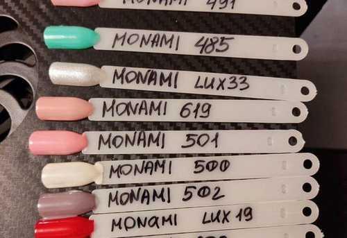 Гель лак Monami professional разные цвета