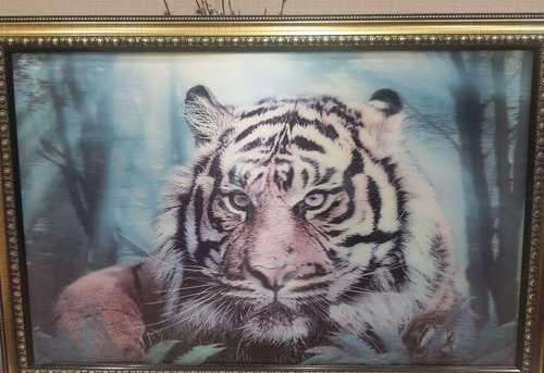 Картина "Тигр", объемная