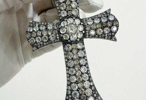 Крест с бриллиантами 25 карат