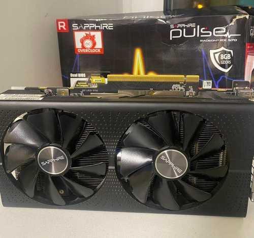 Видеокарта AMD Radeon Sapphire rx 570 8gb