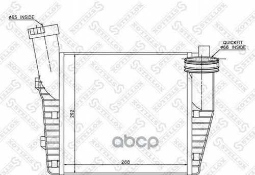 10-40083-SX интеркулер левый VW Touareg 3.0TDi