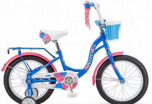 Детский велосипед 16д. Stels Jolly синий