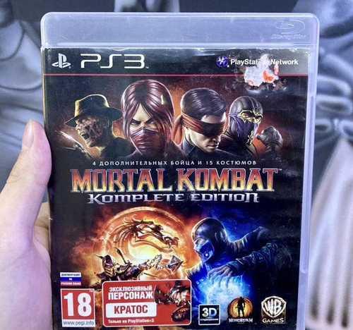 Диск ps3 Mortal Kombat Complete Edition