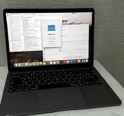 Apple macbook air 13 2020 m1 99% 37цикл