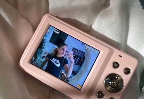 Sony cyber shot розовый y2k фотоаппарат