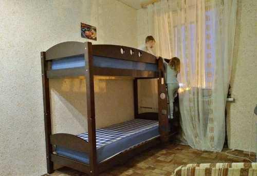 Детская двухярусная кровать бу