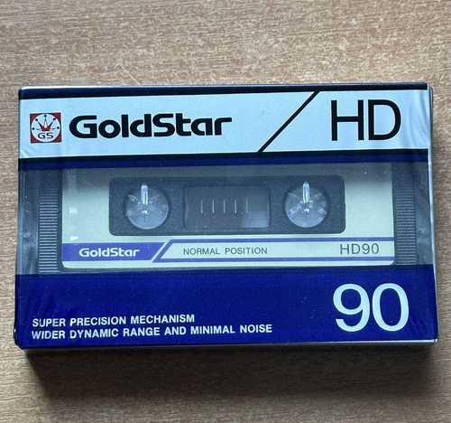 Аудиокассета goldstar hd 90 запечатанная