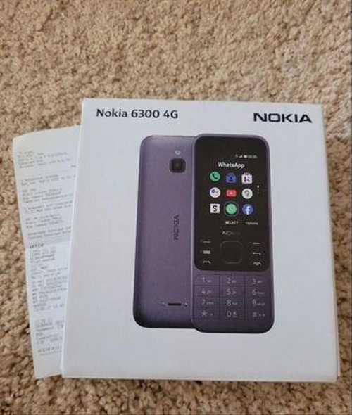 Телефон Nokia 6300 4g новый
