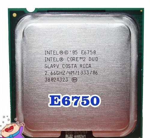 Процессор Intel Core2 Duo E6750 сокет 775