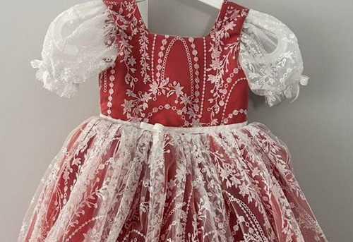 Платье праздничное для девочки 110-116