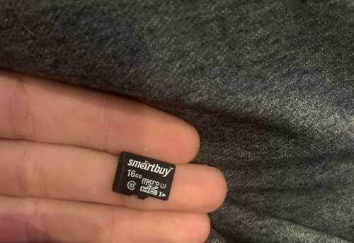 Карта памяти MicroSD 16 гигов