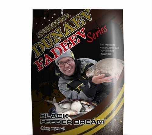 Прикормка dunaev-fadeev black feeder bream 1кг