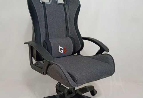 Компьютерное игровое кресло из ткани. Новое