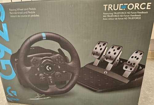 Игровой руль logitech g923 + driving force shifter