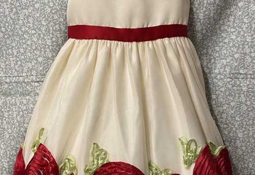 Платье для девочки нарядное 122-128