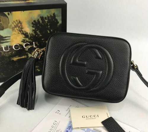 Сумка кожаная Gucci Soho