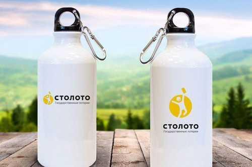 Бутылка для воды с принтом, опт