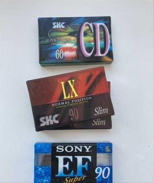 Чистые кассеты « Sony», «SKC-90», «SKC-60»
