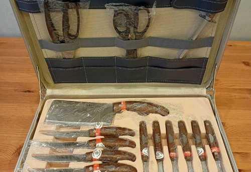 Набор ножей для барбекю в кейсе 24 предмета