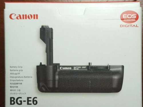Батарейный блок canon BG-E6