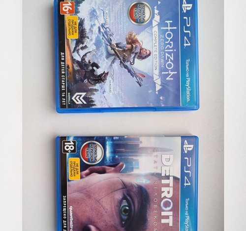 Horizon zero dawn & Detroit become human ps4