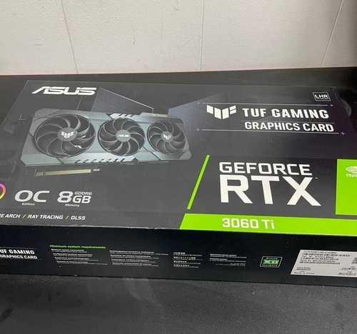 Видеокарта Asus rtx 3060ti 8gb tuf gaming