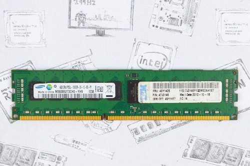 Оперативная память rdimm DDR3 4Gb Samsung