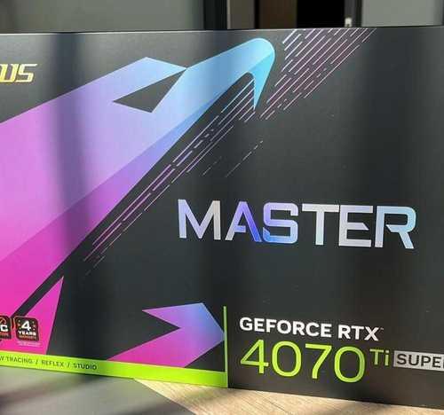 Видеокарты Gigabyte RTX4070Ti super aorus master 1