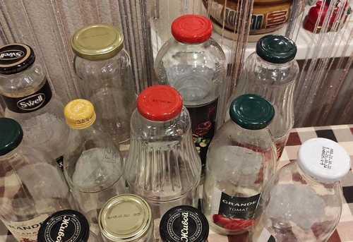 Чистые пустые бутылки