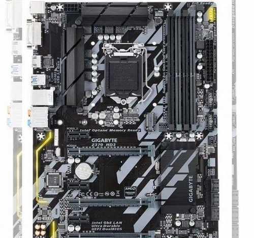 Материнская плата LGA1151V2 gigabyte Z370 HD3 Б.У