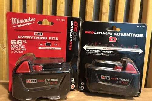 Аккумулятор Milwaukee M18 5.0 AH 48-11-1850