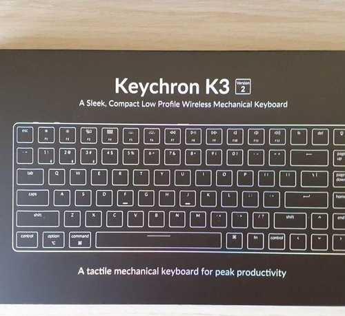 Клавиатура Keychron K3 version 2 K3D1 Новая