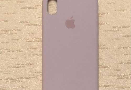 Чехол silicone case на iPhone XR бежевый