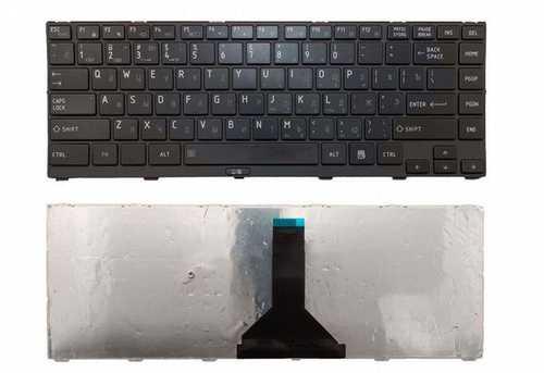 Клавиатура Toshiba R845 черная с черной рамкой