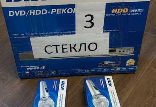 DVD/HDD-Рекордер DW9955K и 2 микрофона BBK DW-140