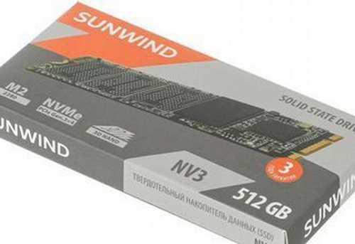 SSD M2 Sunwind 512GB (новый + чек)