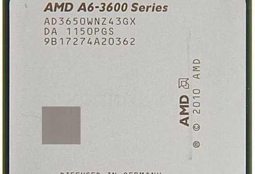 Процессор AMD A6-3650 (2,6 ггц, FM1, 4 Мб, 4 ядра
