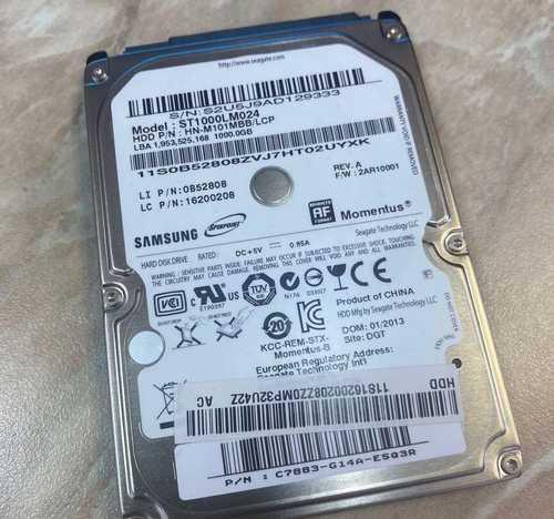 Hdd 1 tb 2.5