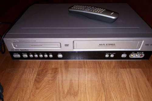 DVD-плеер и видеомагнитофон Philips (VHS)