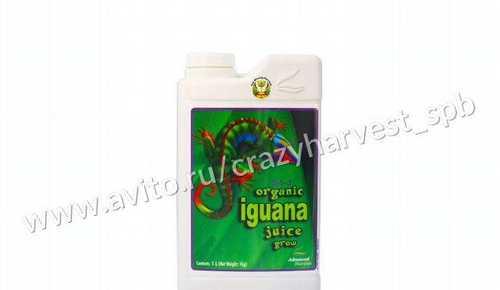 Удобрение Iguana Juice Organic Grow 1 л