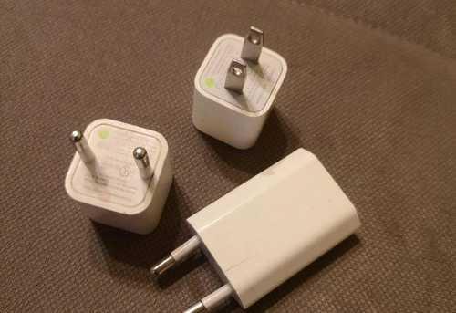 Зарядное устройство адаптер Apple оригинал 3 шт