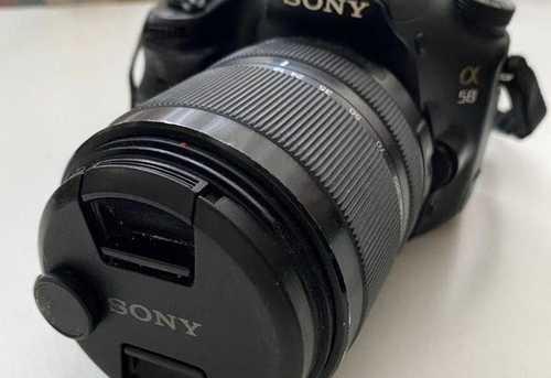 Фотоаппарат зеркальный Sony Alpha SLT-A58M
